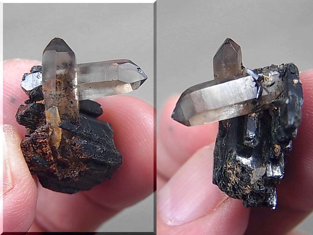 マラウイ産エジリン＆水晶原石 5.5g - パーフェクトストーン PERFECT STONE